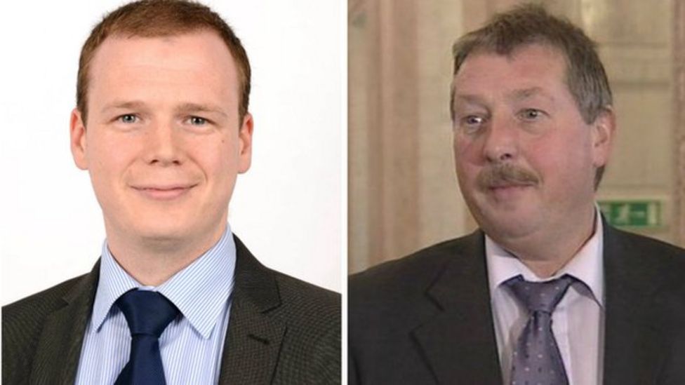 Gordon Lyons to replace Sammy Wilson as East Antrim MLA - BBC News