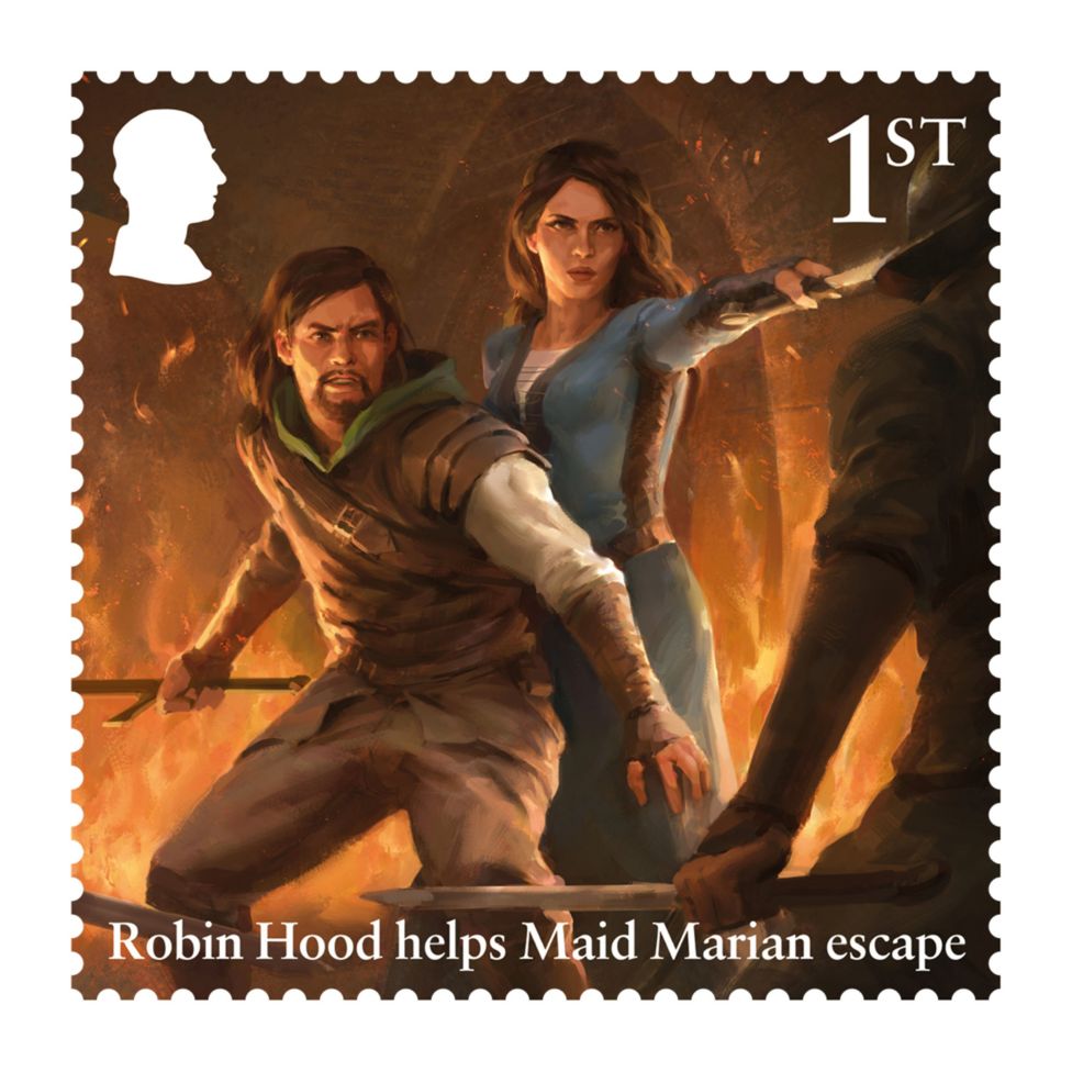 Legend of Robin Hood told in stamps - BBC Newsround