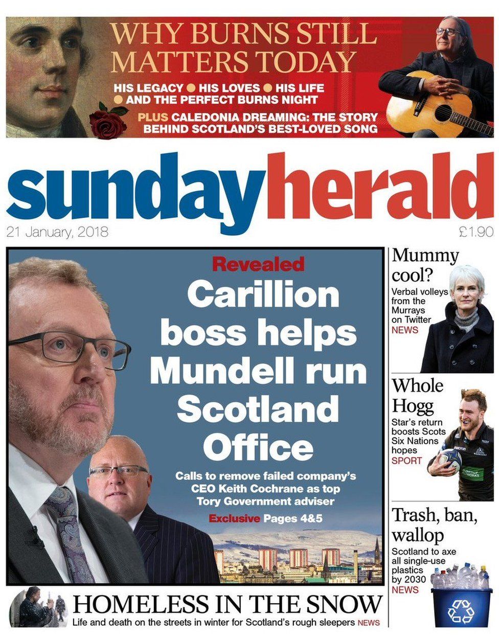 The papers: 'Deadliest winter' since 2004 - BBC News