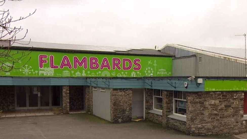 Ride closed after incident at Flambards in Cornwall - BBC News