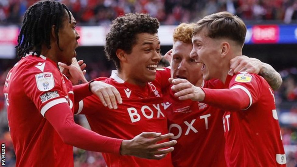 Championship play-off final: Huddersfield Town 0-1 Nottingham Forest ...