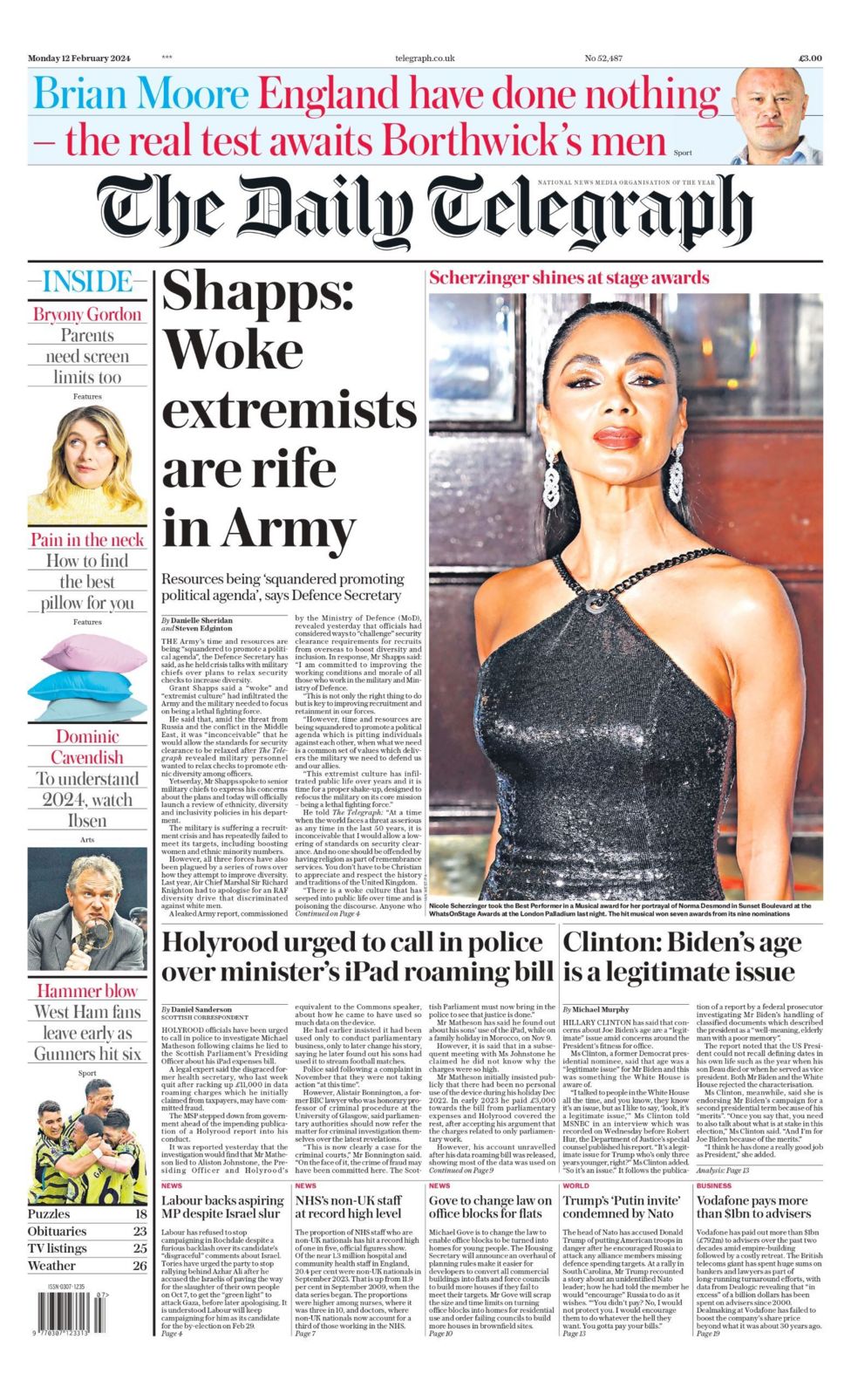 Scotland's papers: Pressure on Matheson and Trump attack on Nato - BBC News