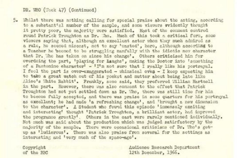 Doctor Who - Regeneration - BBC