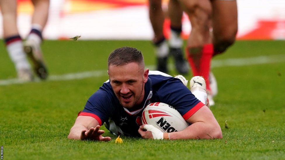 England 26-4 Tonga: Elliott Whitehead scores in final international as ...