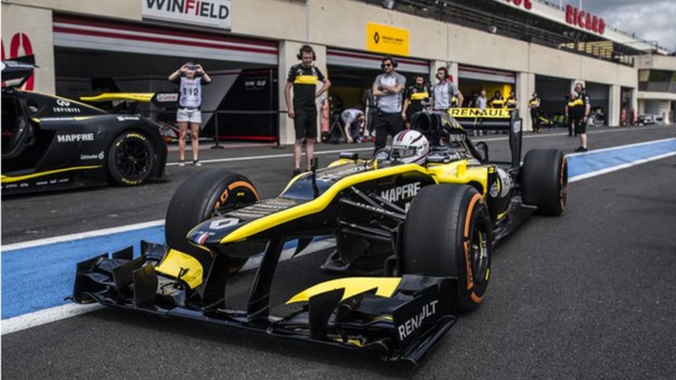 French GP: How it feels to drive a Formula 1 car - BBC Sport