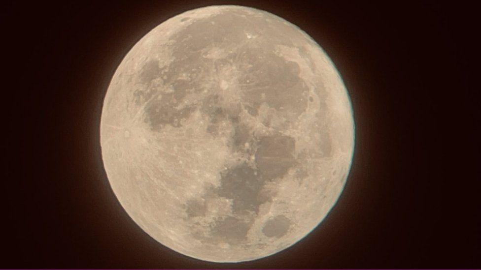 Sturgeon Moon lights up South West sky - BBC News