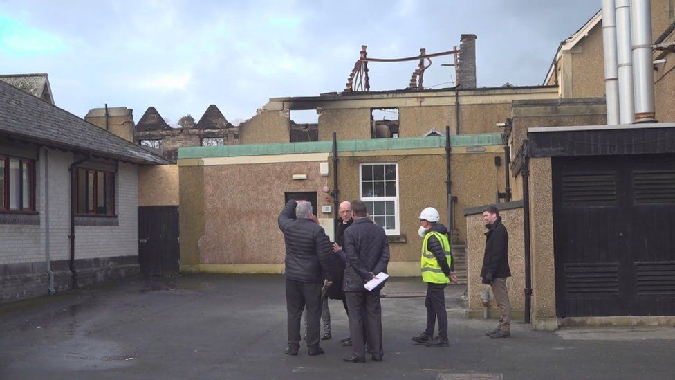 Peebles High School fire damage 'pretty horrendous' - BBC News