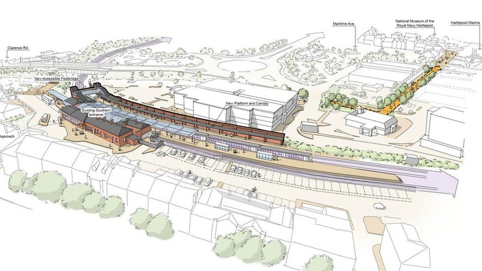 Hartlepool Station redevelopment secures £12m funding - BBC News