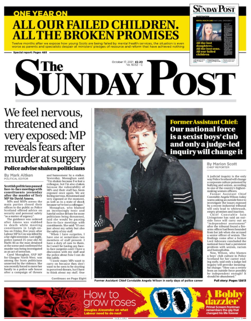 Scotland's papers: Politicians' fears after murder of MP - BBC News