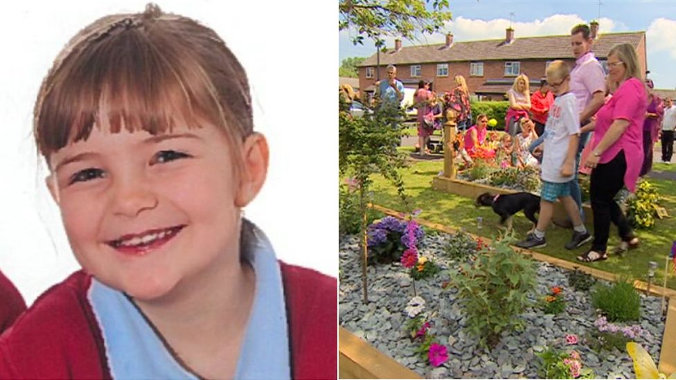 April Reeves memorial garden unveiled by family - BBC News