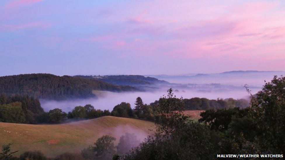 Autumn morning mists - BBC Weather