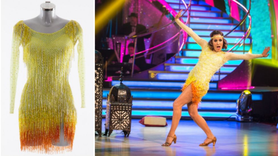 Strictly dresses go on display at Woburn Abbey exhibition - BBC News