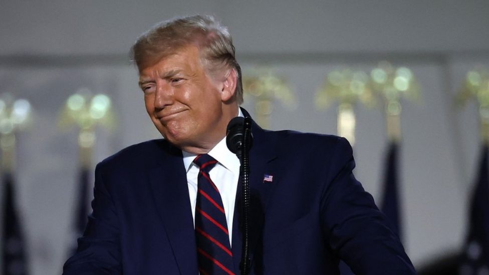 Rnc 2020 Trump Warns Biden Will Demolish American Dream Bbc News
