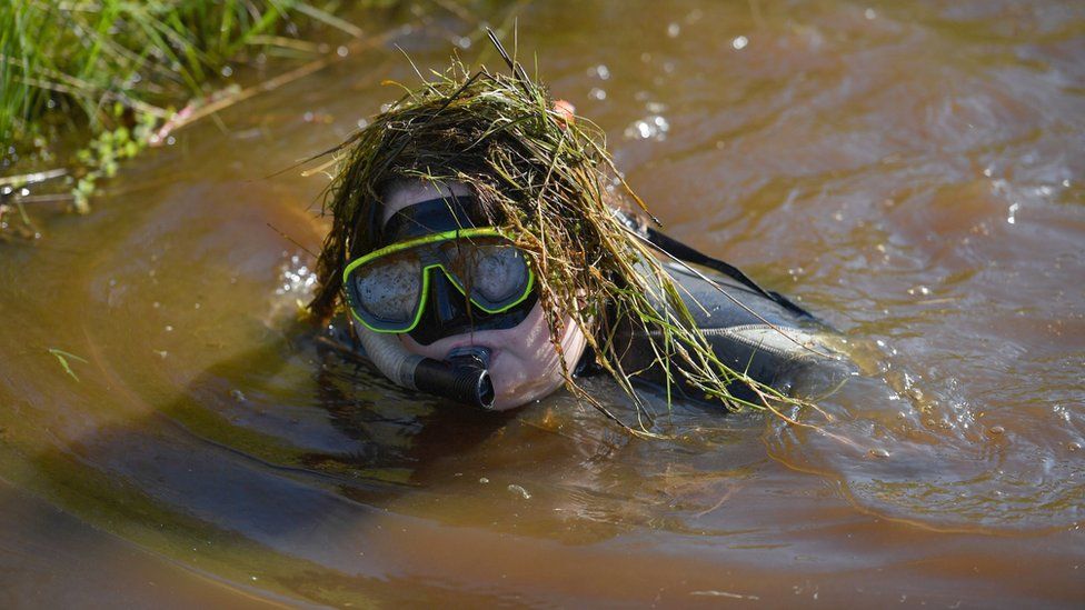 World Bog Snorkelling Championships take place in Wales - BBC Newsround