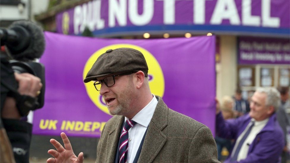 UKIP leader Paul Nuttall moves from Stoke house for 'safety' - BBC News