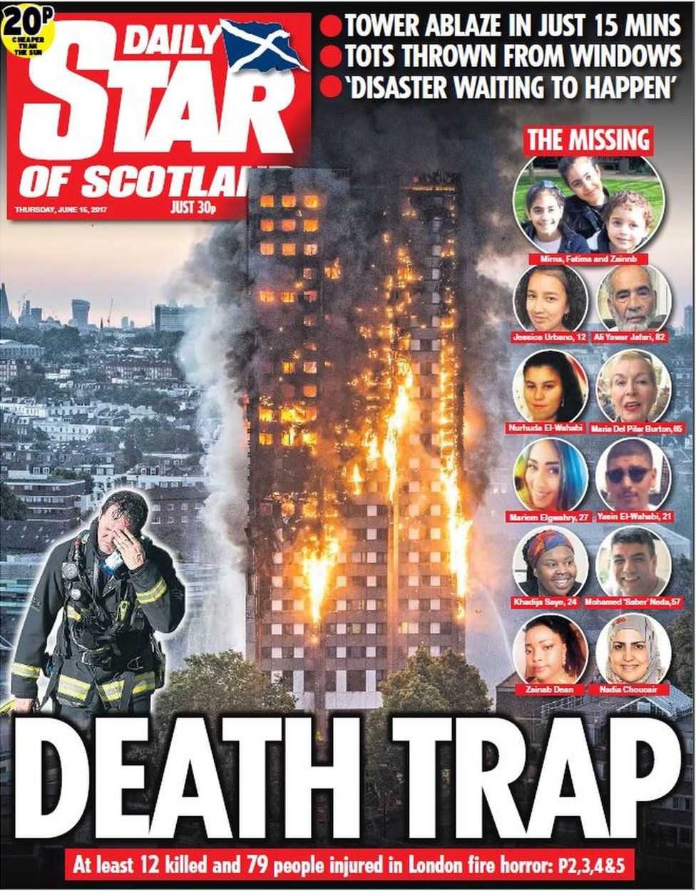 Scotland's papers: High-rise horror - BBC News