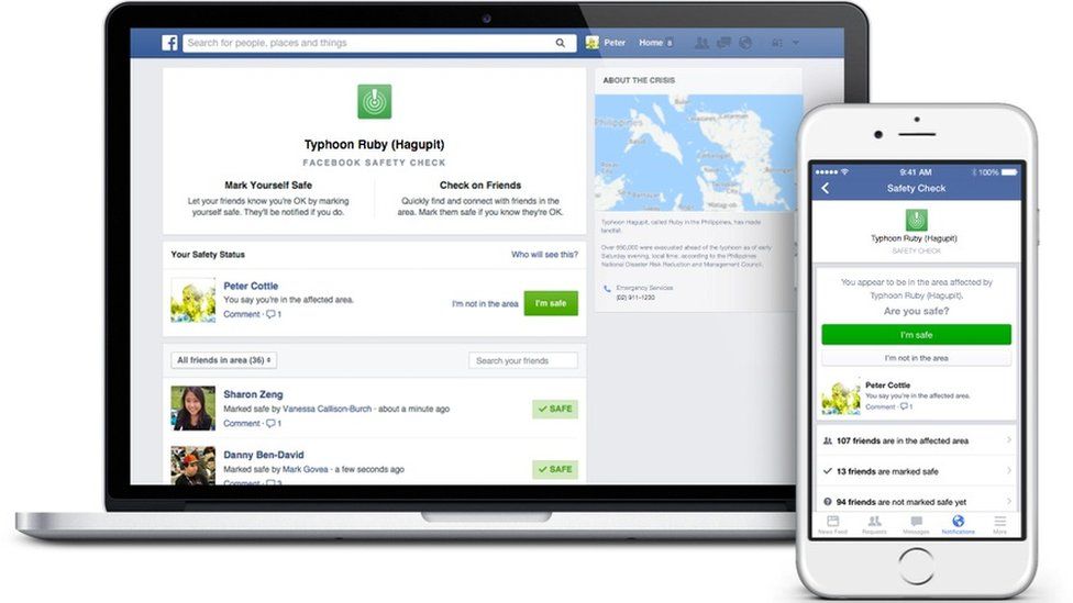 Facebook lets users prompt danger alert - BBC News