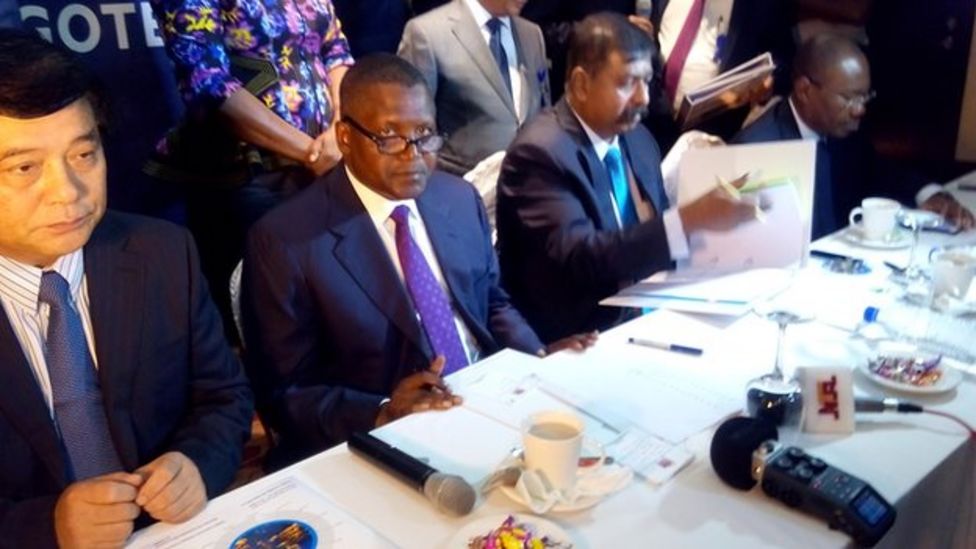 China signs deal with Africa's richest man, Aliko Dangote - BBC News