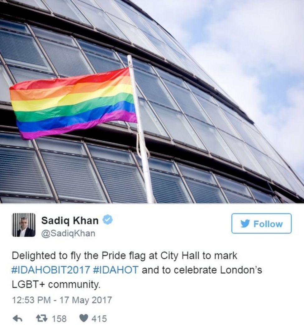 Rainbow flags fly for diversity day - BBC News