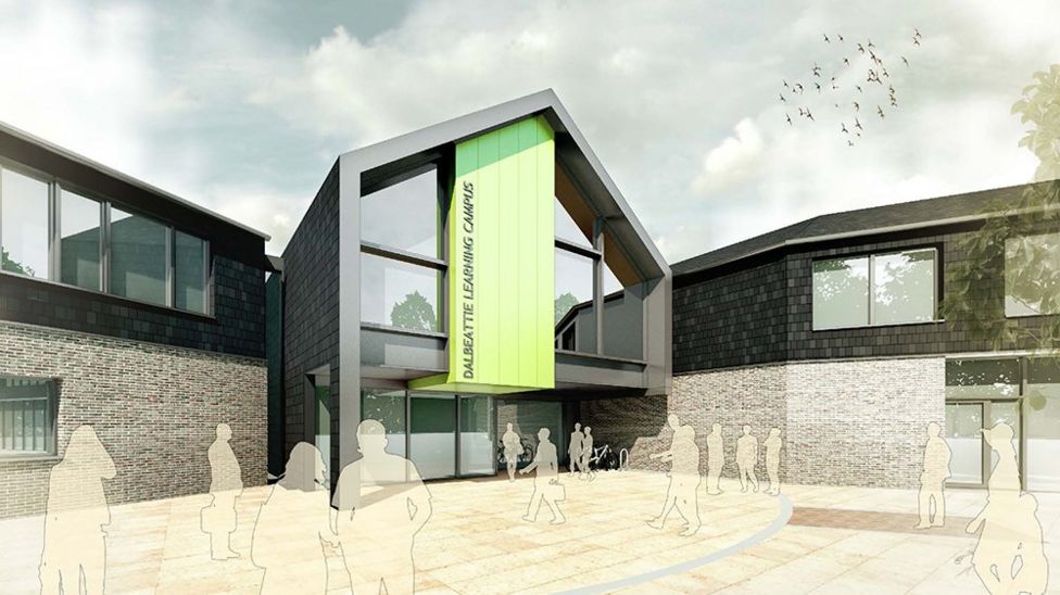 Dalbeattie learning campus works on schedule - BBC News