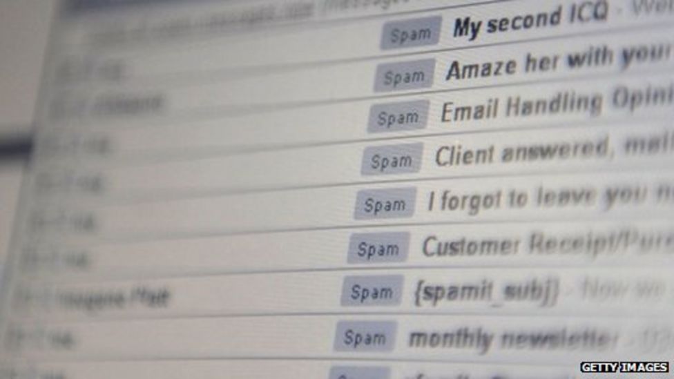 Spam email levels at 12-year low - BBC News