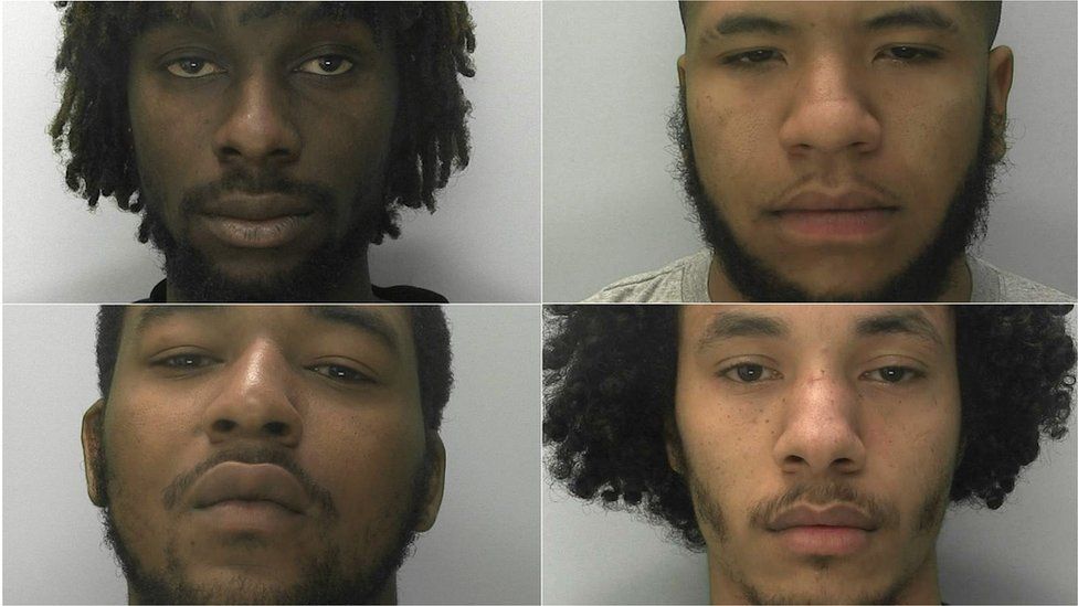 Men jailed after drugs feud shooting in Gloucester - BBC News