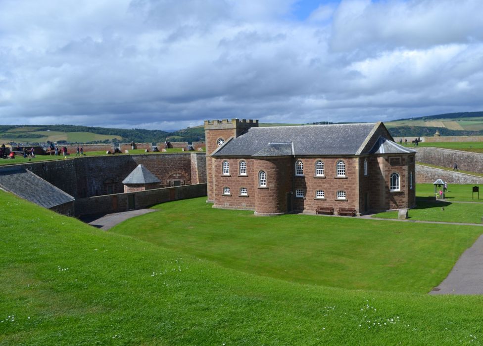 Beyond the walls: Inside Fort George - BBC News