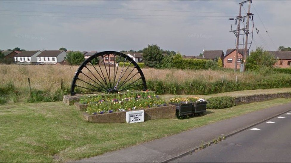 Treeton mining memorial to be moved back after complaints - BBC News
