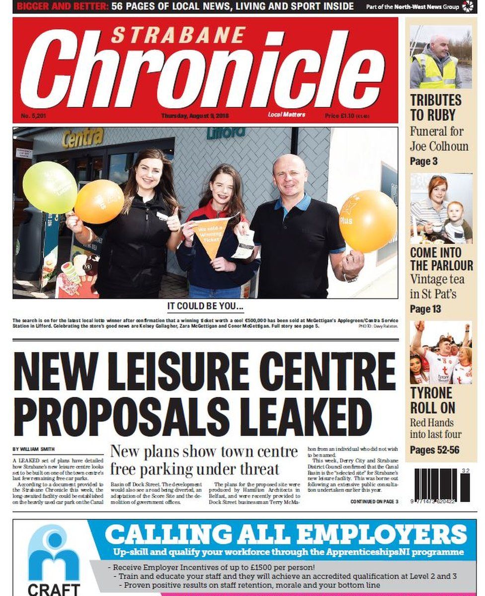 NI weekly papers: Hockey heroes and boy racers - BBC News