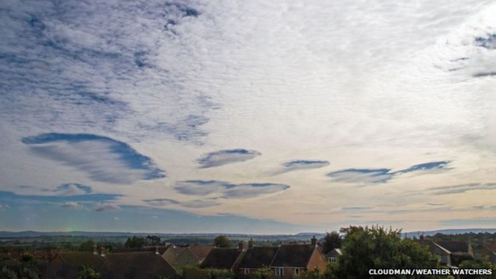 Fantastic fallstreak holes - BBC Weather
