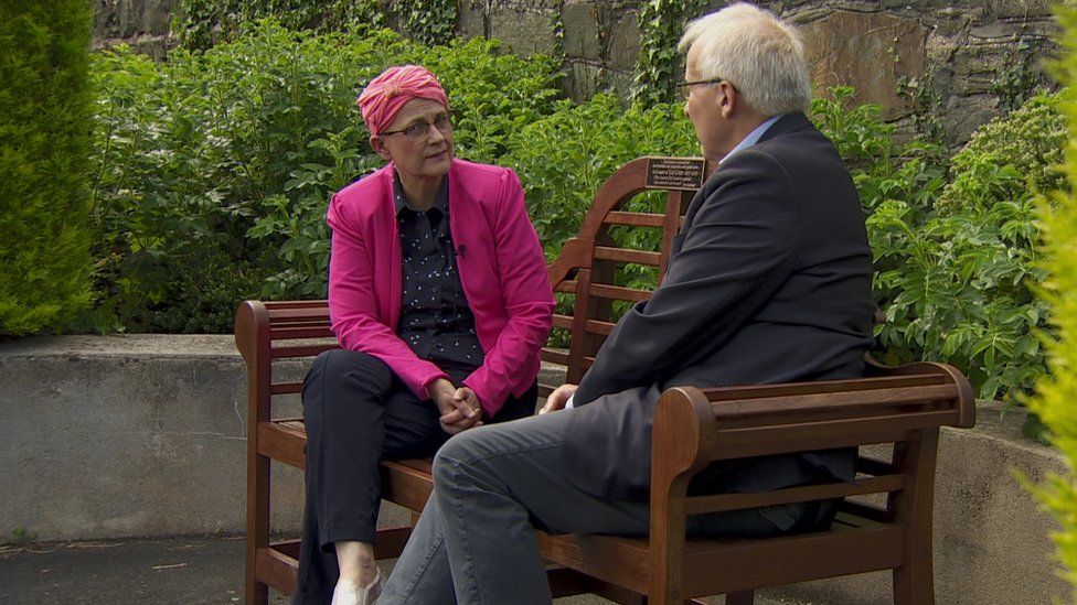 Margaret Ritchie reveals she has breast cancer - BBC News