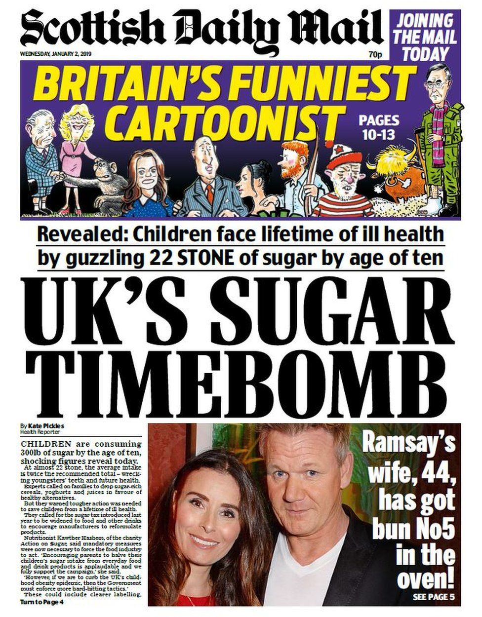 Scotland's papers: ScotRail fare rise rage and Loony Dookers - BBC News