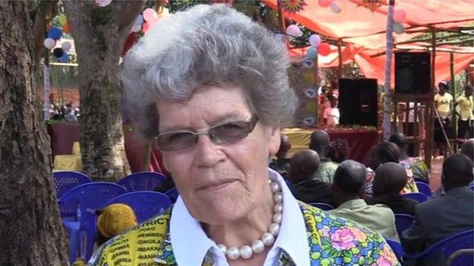 Maud Kells: Wounded missionary on last visit to Africa - BBC News