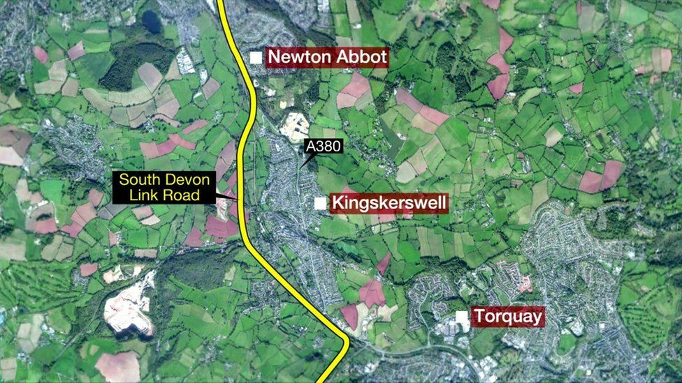 South Devon Link Road opens between Torbay and Newton Abbot - BBC News