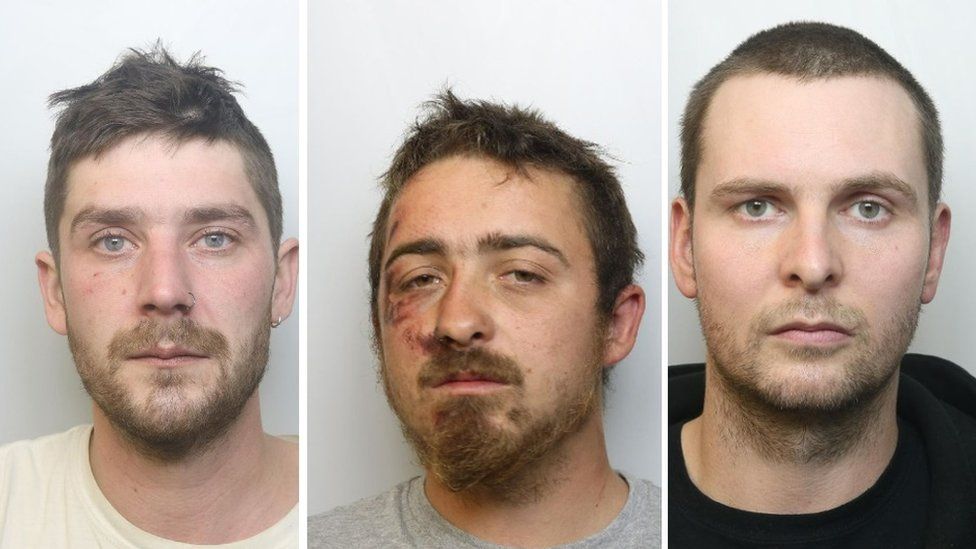 Three jailed after admitting offences during Bristol riot - BBC News