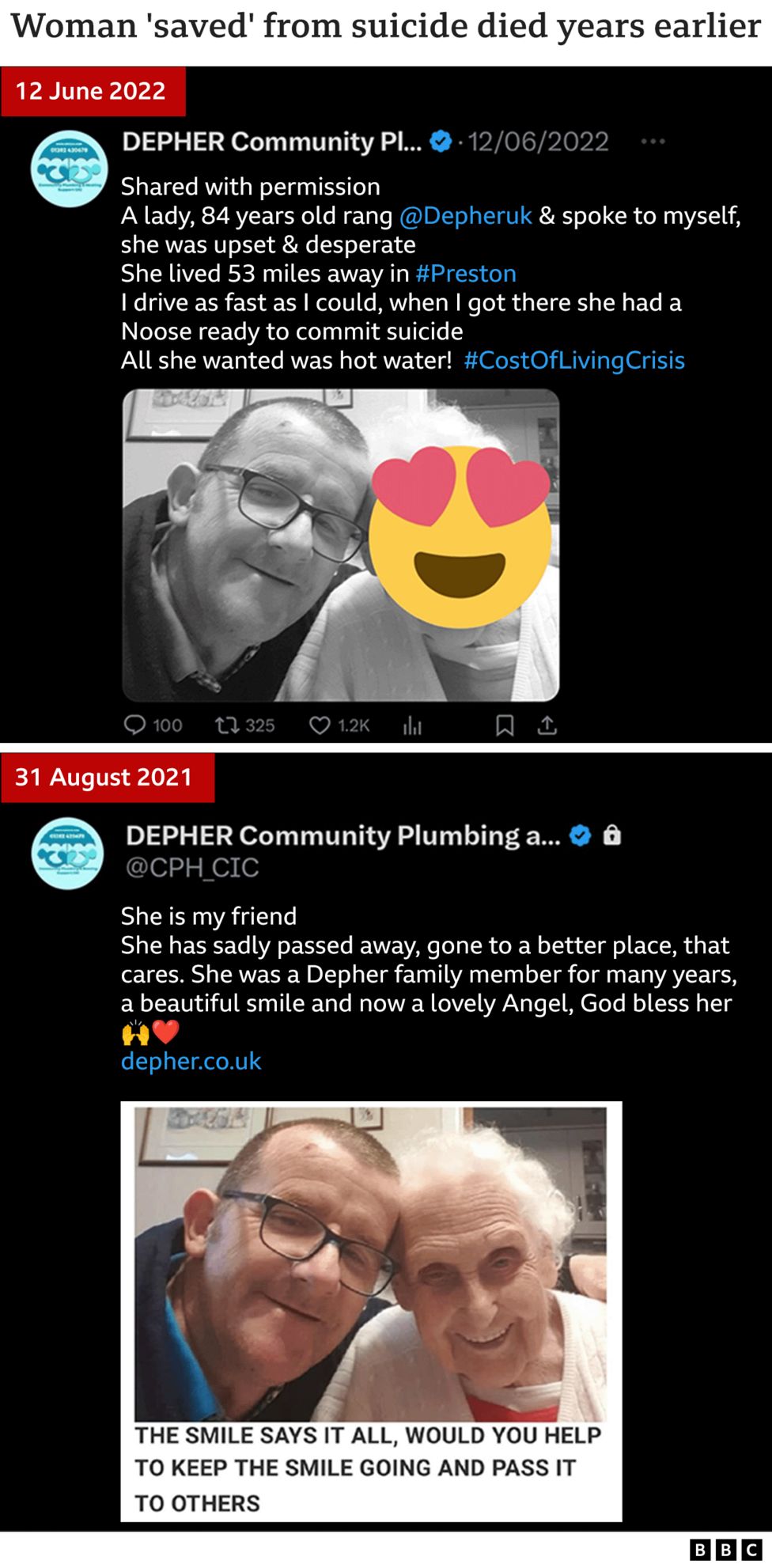 James Anderson of Depher: 'Hero' plumber's firm faked stories - BBC News