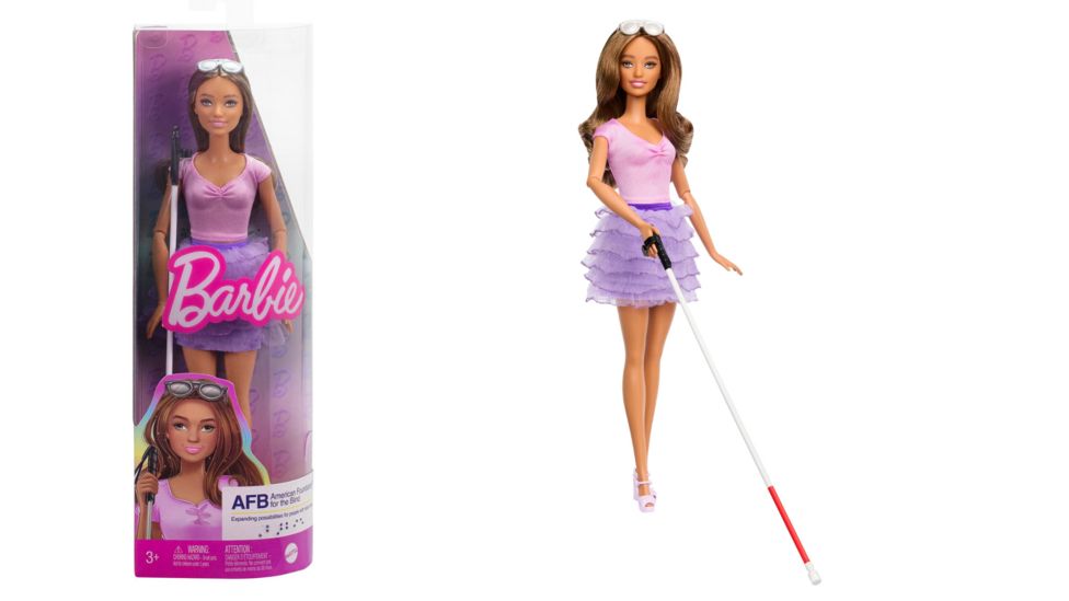 First ever 'Blind Barbie' doll released by toy-maker Mattel - BBC Newsround