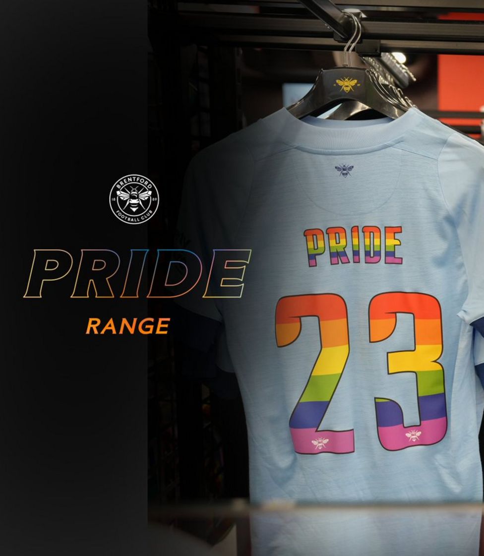 Brentford release Pride range - BBC Sport