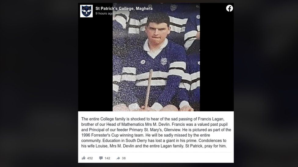 Storm Arwen: Tributes after Francis Lagan killed by falling tree - BBC News