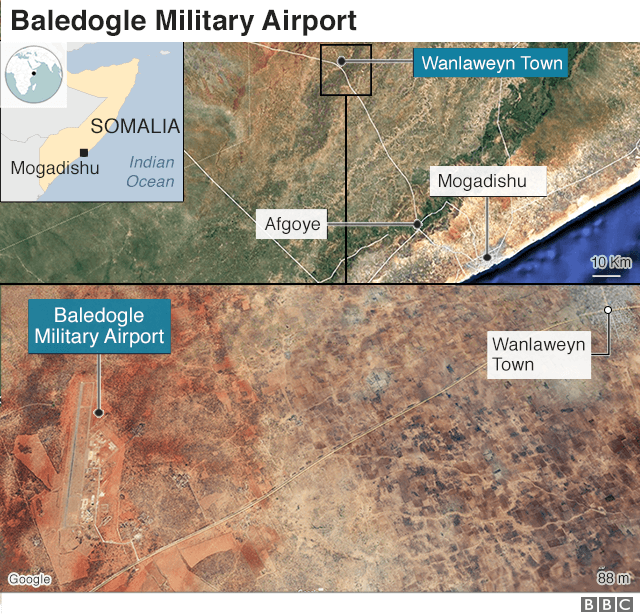 Somalia: Jihadists attack US training base at Baledogle - BBC News