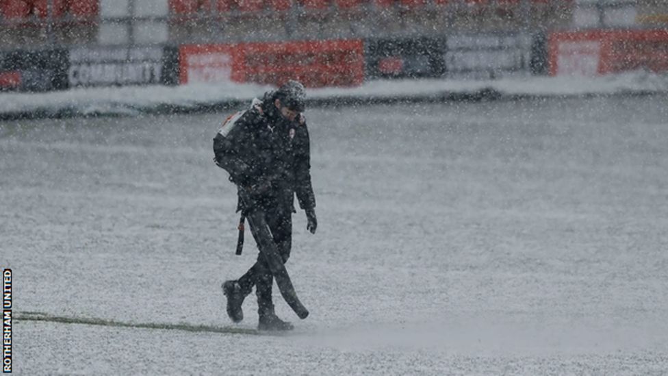 Rotherham P-P Cardiff: Championship game off after snow at New York ...