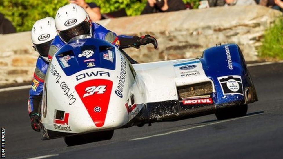 Isle of Man TT: Roger and Bradley Stockton die in sidecar crash - BBC Sport