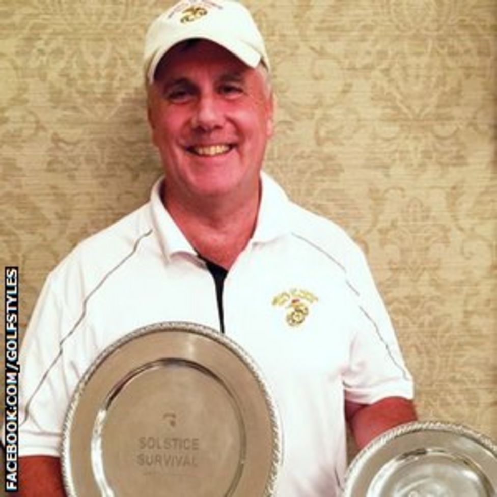 Amateur golfer, 59, shoots a 57 including three holes-in-one - BBC Sport