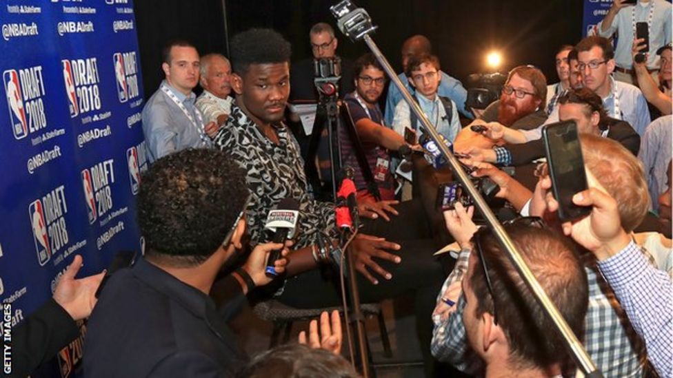 NBA draft: Phoenix Suns select Deandre Ayton as first overall pick ...
