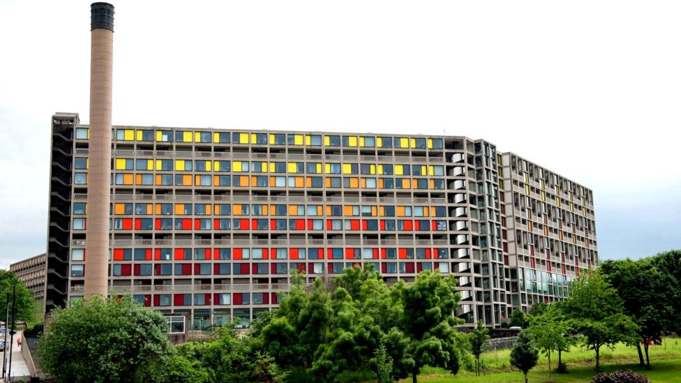 The Sheffield estate where the garage has become an art gallery - BBC News