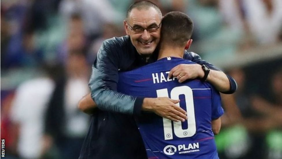 Chelsea beat Arsenal 4-1 to win Europa League final - BBC Sport