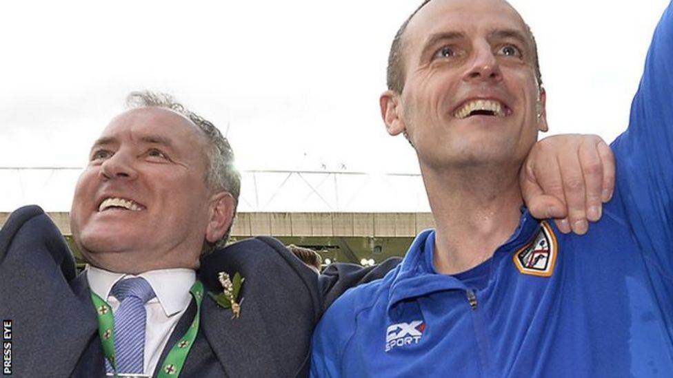 Oran Kearney: Coleraine chairman says manager's exit would leave a ...