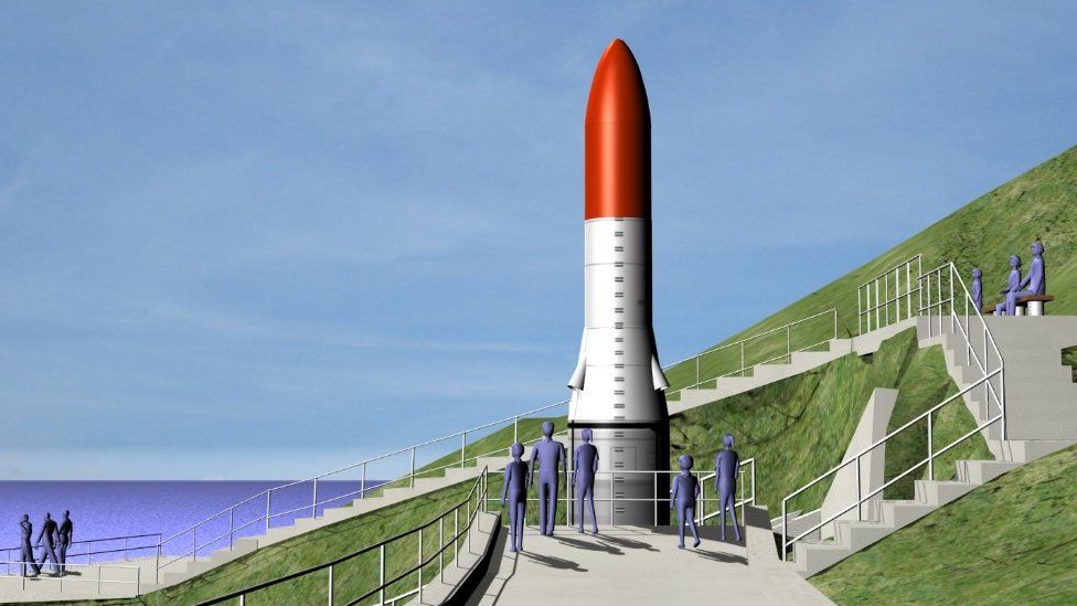 Crowdfunding bid for Black Arrow rocket tribute - BBC News