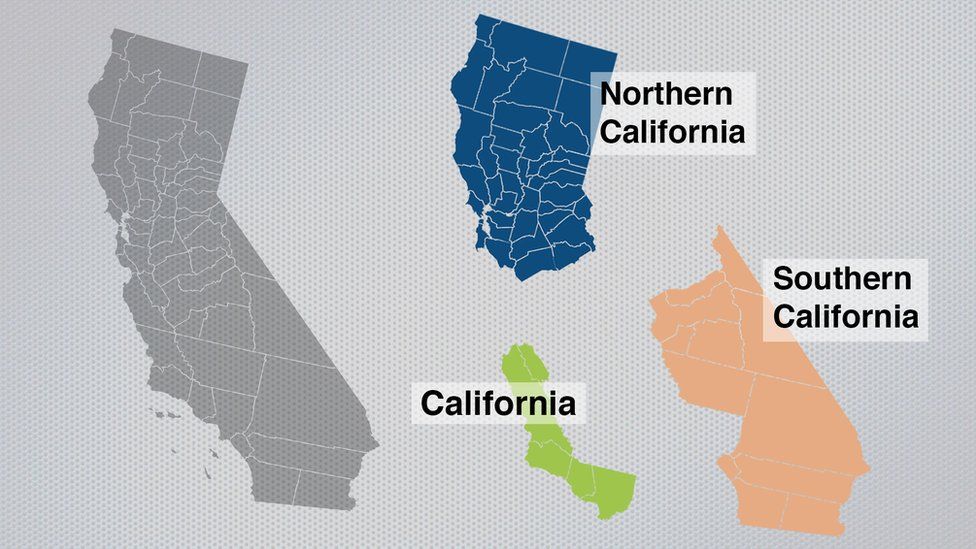 California voters to weigh splitting into three states - BBC News