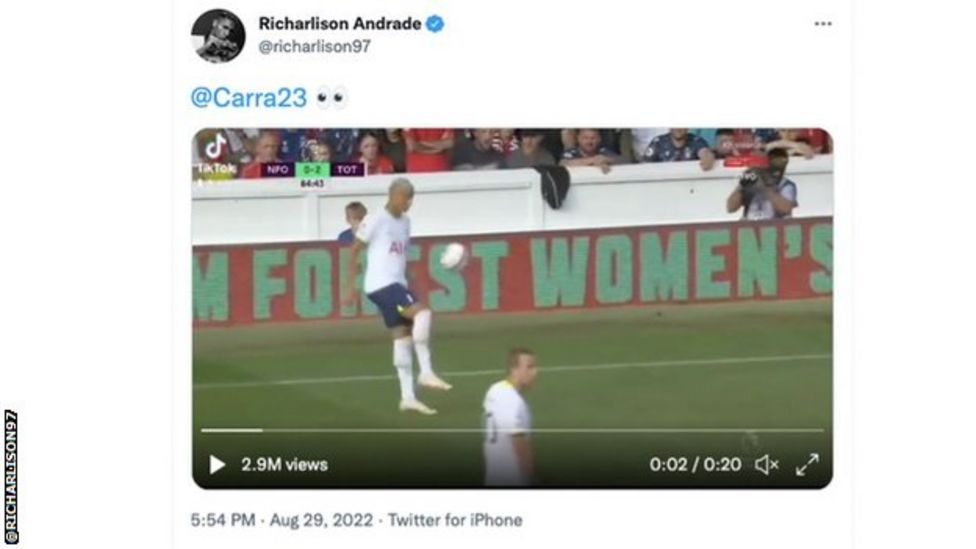 Richarlison showboating: Michail Antonio and Callum Wilson on ...